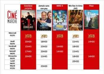 PROGRAMME de la semaine | CineMarche Asbl